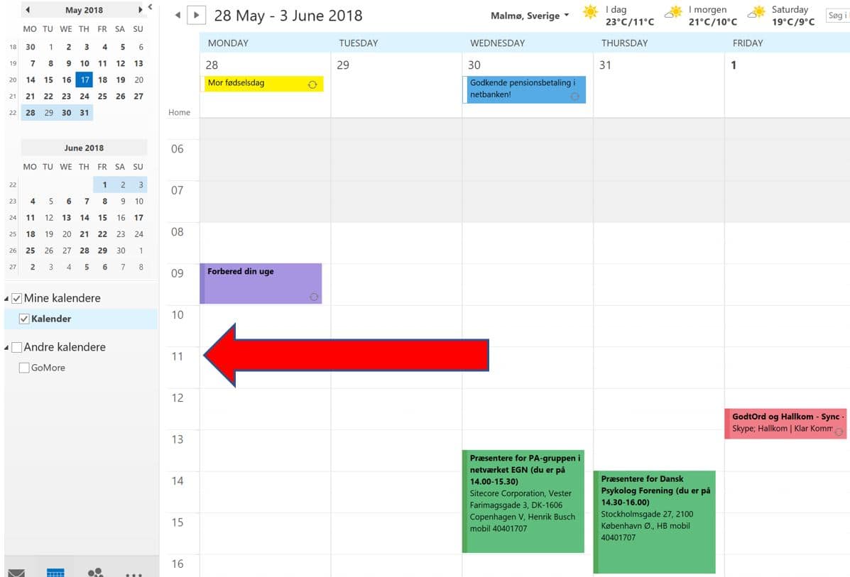 Outtlooktip: Sådan arbejder du i forskellige tidszoner - Hallkom